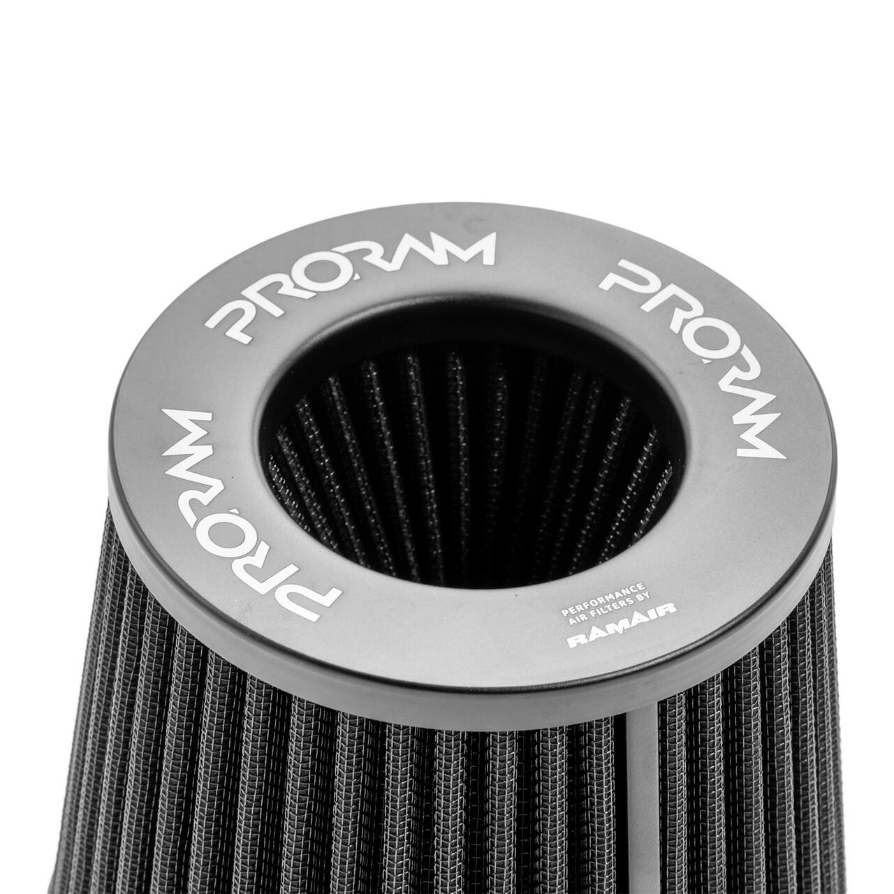 Ram Air Filter PRORAM 83mm ID Neck Medium Cone Air Filter With Velocity ...