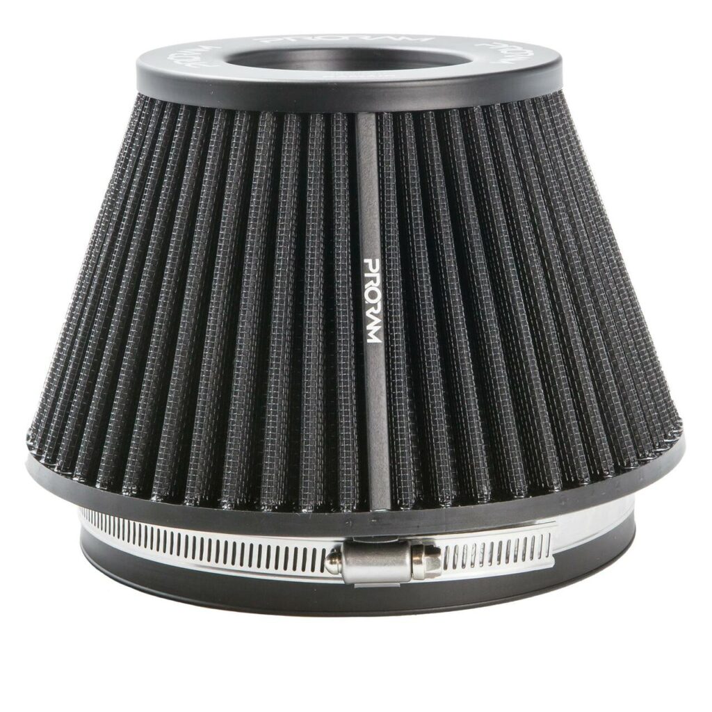 PRORAM 80mm OD Neck Medium Cone Air Filter with Velocity Stack ...
